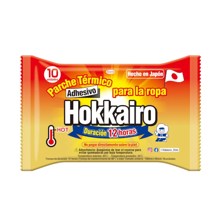 HOKKAIRO Hokkairo Adhesivo - Parche Térmico 10 unidades | falabella.com