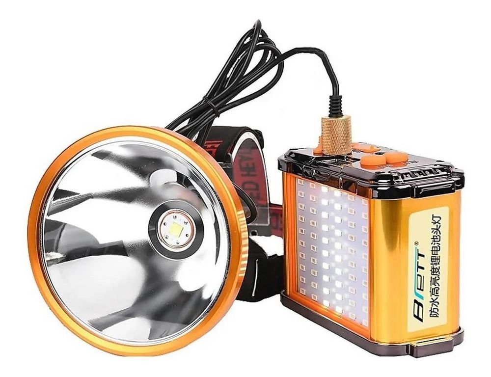 GENERICO Foco Led Caza 1200w Largo Alcance Linterna Minera Camping ...