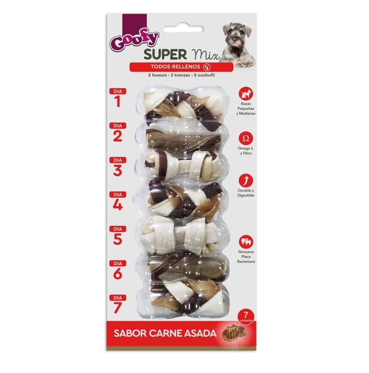 GOOFY Snack Goofy Super Mix Rellenos Perro, 7 Und 90gr | falabella.com