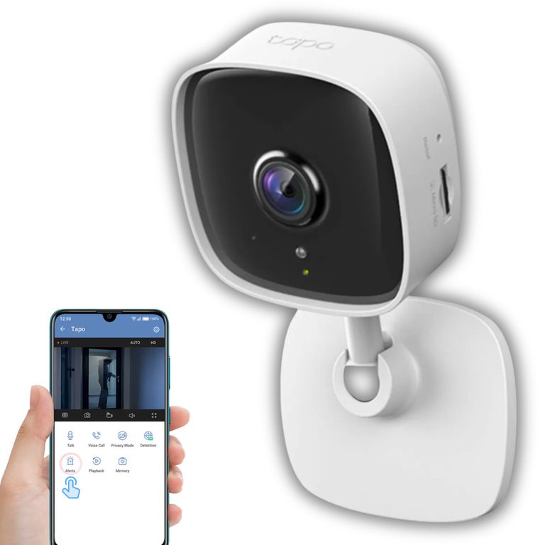 TP LINK Cámara De Seguridad Wifi Tp-Link 1080P Full HD Tapo C100 ...