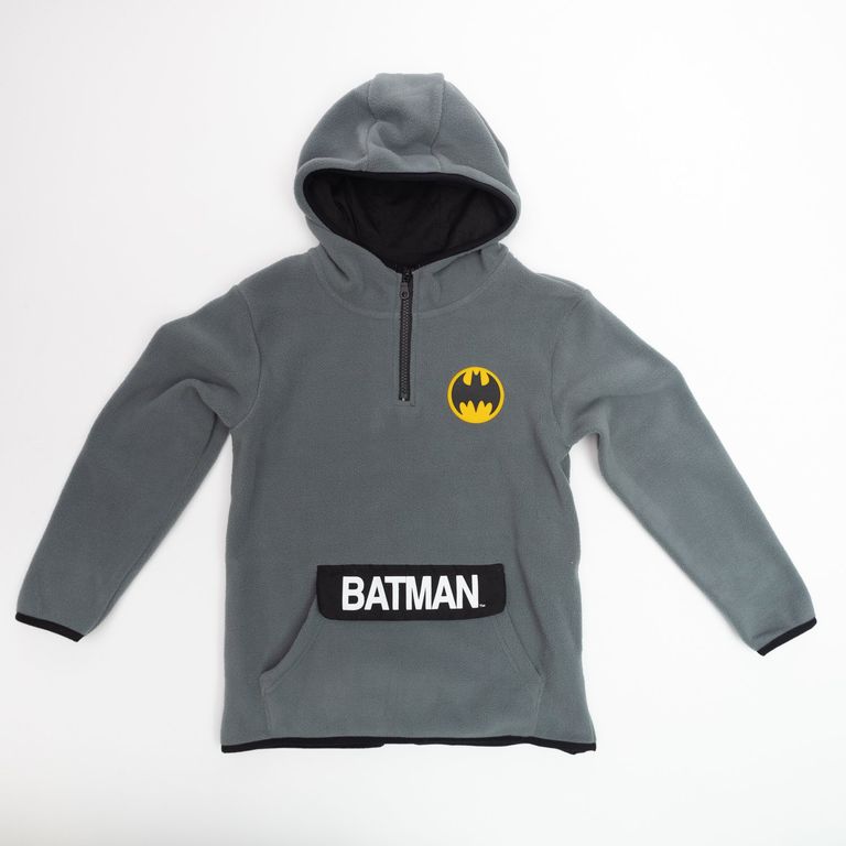 DC COMICS Polar Niño Batman Bolsillo Gris Dc Comics | falabella.com