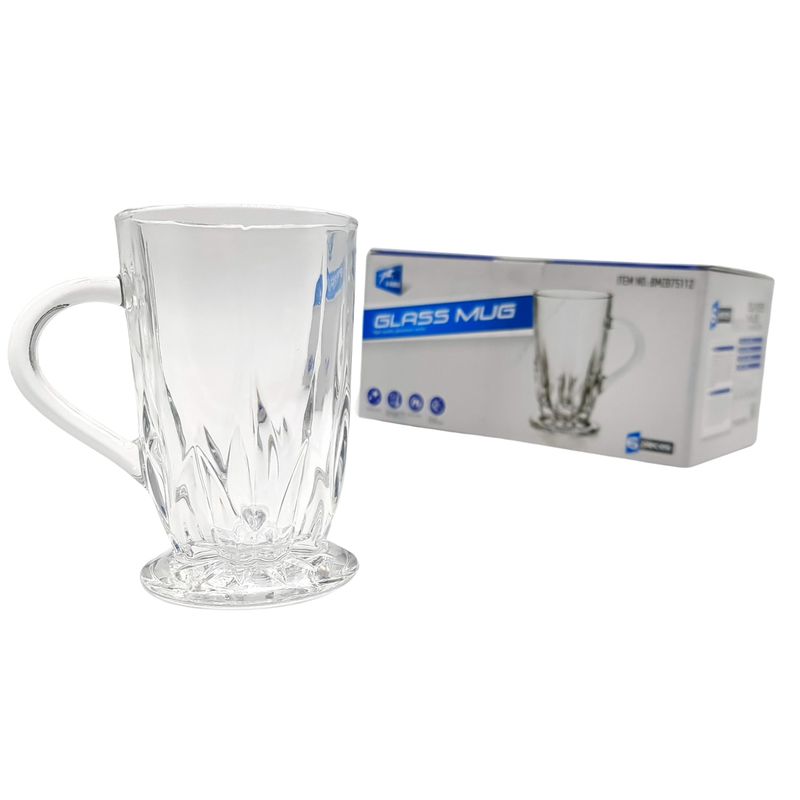 GENERICO Set Tazas Vidrio Capuchinno 310Ml 6 Piezas | falabella.com
