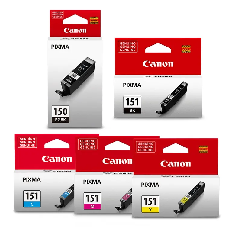 5 Tintas Canon Genuinas Pgi150 pgbk Cli151 bkcmy Ip7210 Ix6810 Civa | Sodimac Chile