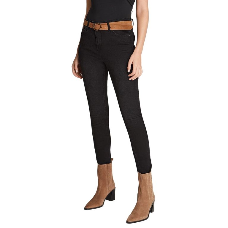 CURVI Jeans Pitillo Con Cinturón CURVI | falabella.com