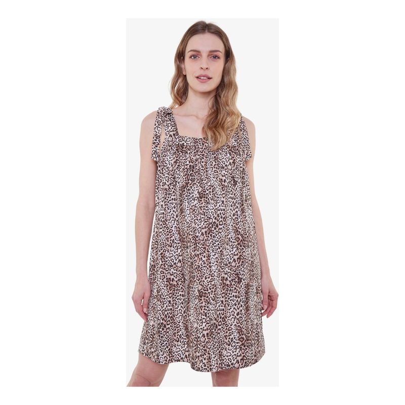 JACINTA TIENDA Vestido Camille animal print Jacinta Tienda ...
