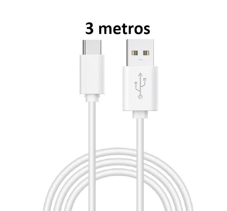 GENERICO Cable Tipo C 3 Metros Carga Rapida Y Datos | falabella.com