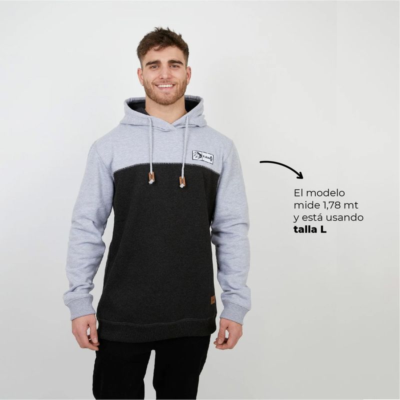 KANO Polerón Gris con gorro | falabella.com