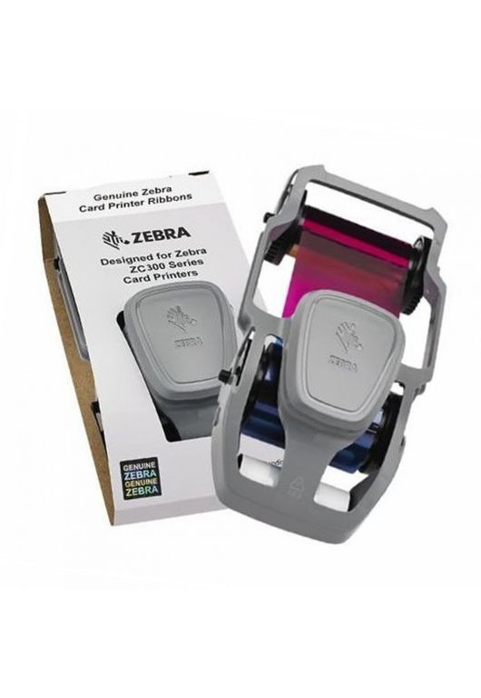 ZEBRA Cinta Zebra 800300-250LA Color 200 YMCKO Impresiones para ZC100 ...