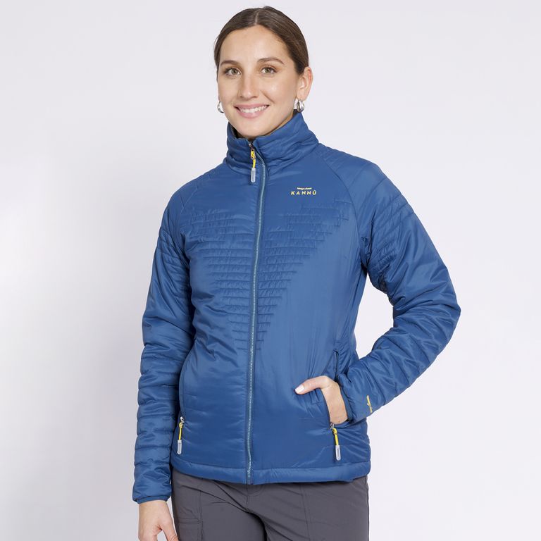 KANNU Parka Baker Double Face Mujer Azul marino KANNU | falabella.com