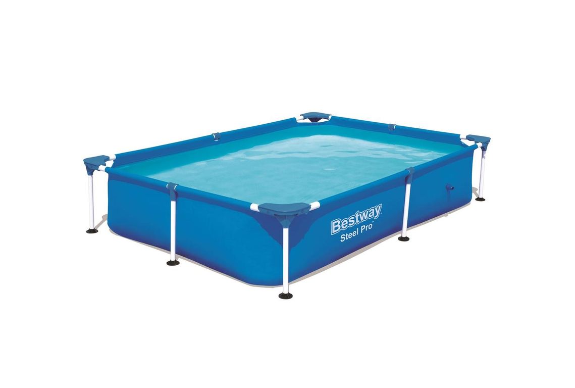 Piscina Bestway Rectangular Steel Pro 2.21MX1.50MX43Cm Azul | Sodimac Chile