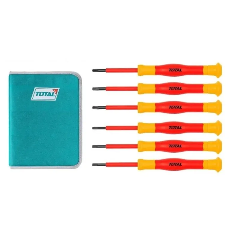 TOTAL TOOLS Kit Juego Destornilladores De Precision Aislados 6 Pcs ...