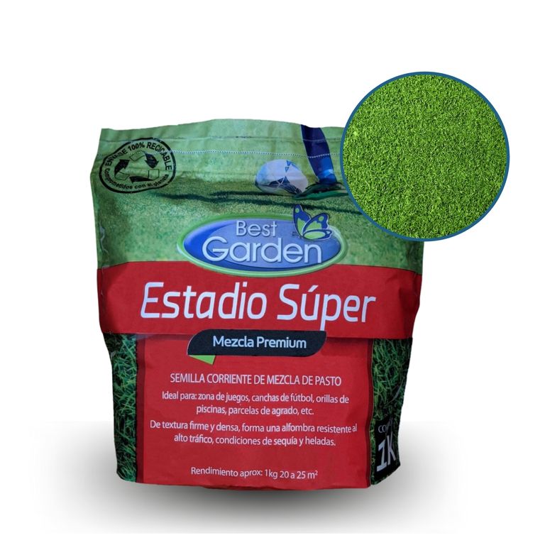 SEMILLA CESPED ESTADIO SUPER PREMIUM 1 kg | Sodimac Chile