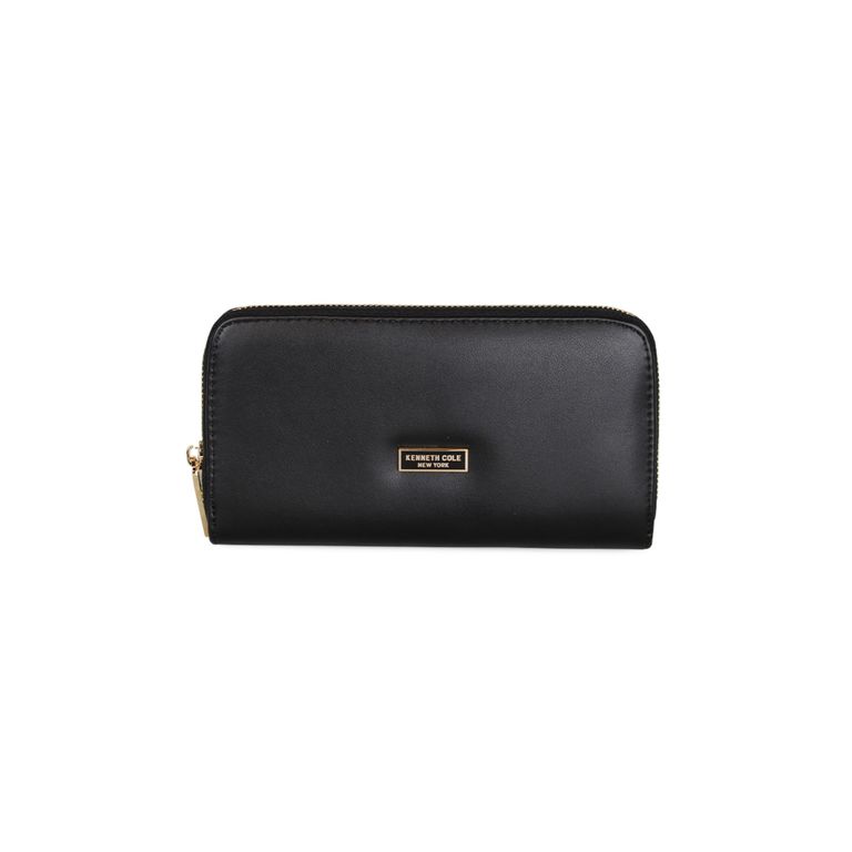KENNETH COLE Billetera mujer Goldy negra KENNETH COLE | falabella.com