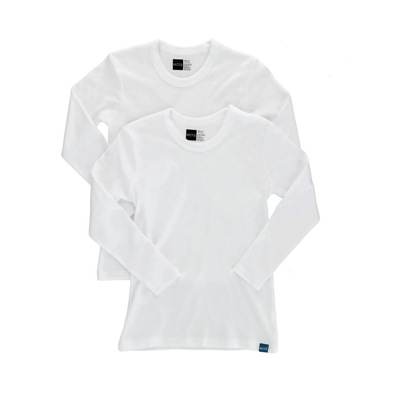 MOTA Camiseta manga larga algodón pack 2 mota | Falabella Chile