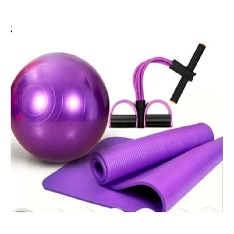 Mat Yoga 10 Mm Bolso + Pelota + Extensor Pilates Fitness | Sodimac Chile