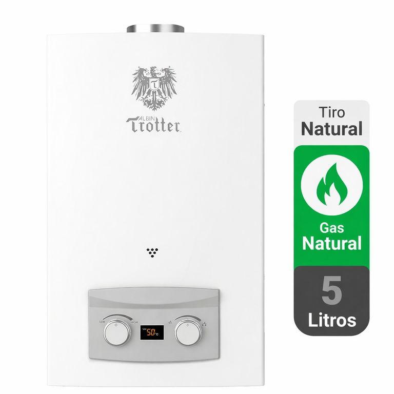 Calefont Tiro Natural 5 litros Gas Natural | Sodimac Chile