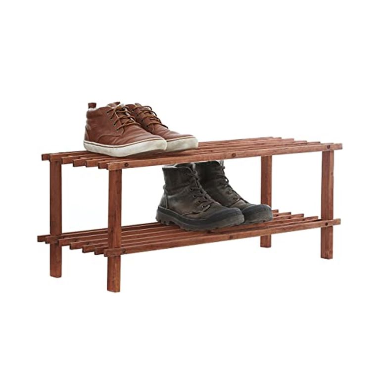Zapatero de Madera 2 pisos 70x26x30cm | Sodimac Chile