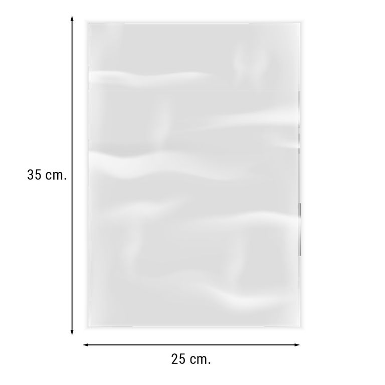 100 Bolsas Plásticas Polietileno Transparentes 25x35 cm | Sodimac Chile