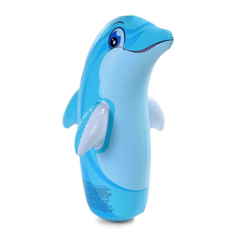 Delfín Porfiado Inflable 3-D Bop Bags | Sodimac Chile