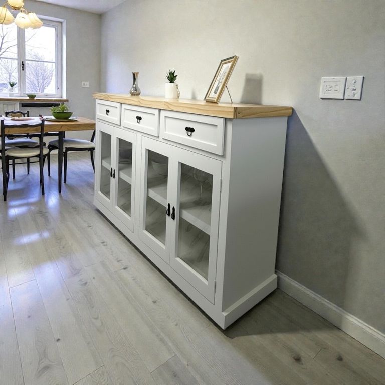 BUFFET RUSTICO DE MADERA LACADO MGR MUEBLES | Sodimac Chile