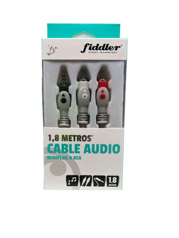 FIDDLER CABLE DE AUDIO RCA A PLUG 3.5 PRO 1.8 MTS FIDDLER | falabella.com