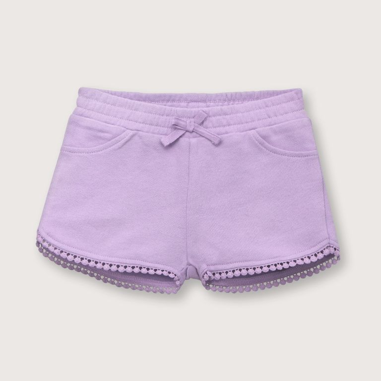 OPALINE Short de niña cintura elástica rosado (6 meses a 4 años ...
