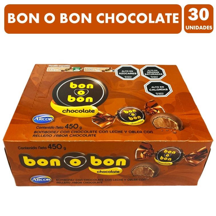 ARCOR Bon O Bon Chocolate Arcor (caja Con 30 Unidades) | falabella.com