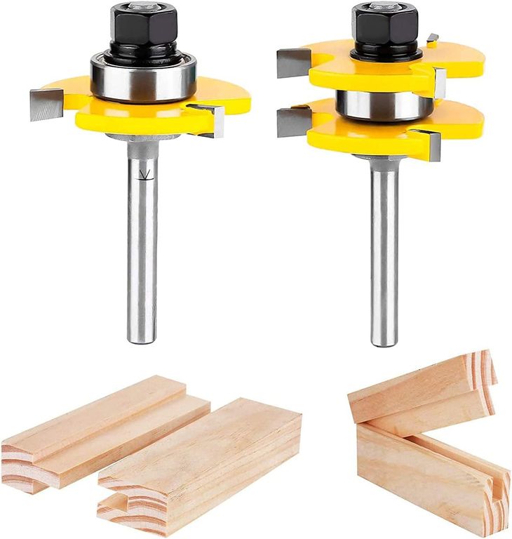 Brocas Fresas Router Ensamble Machimbrado Zanco 1/4 Kit 2 | Sodimac Chile