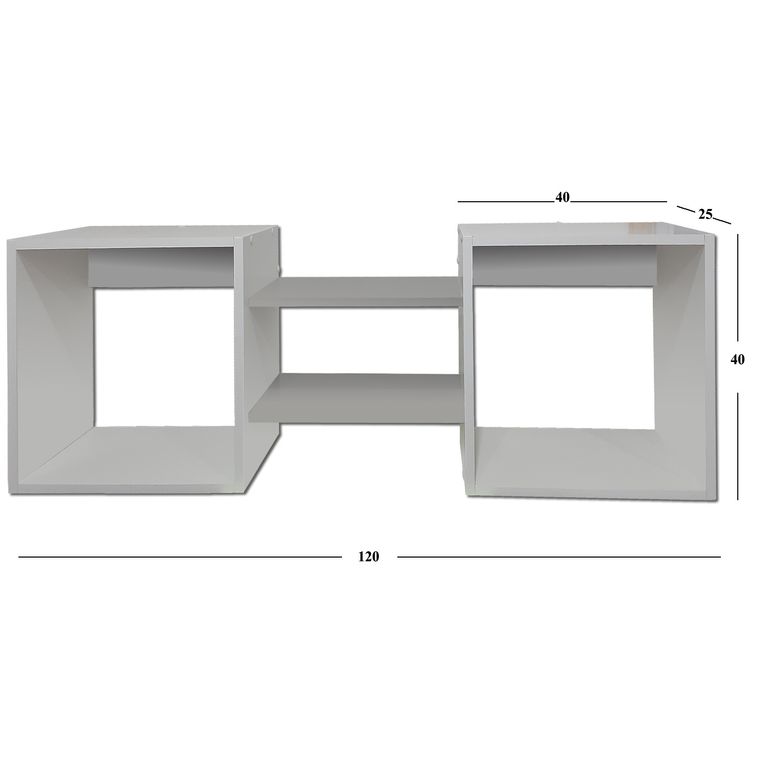 MUEBLES KIDS Repisa cubo gris | falabella.com