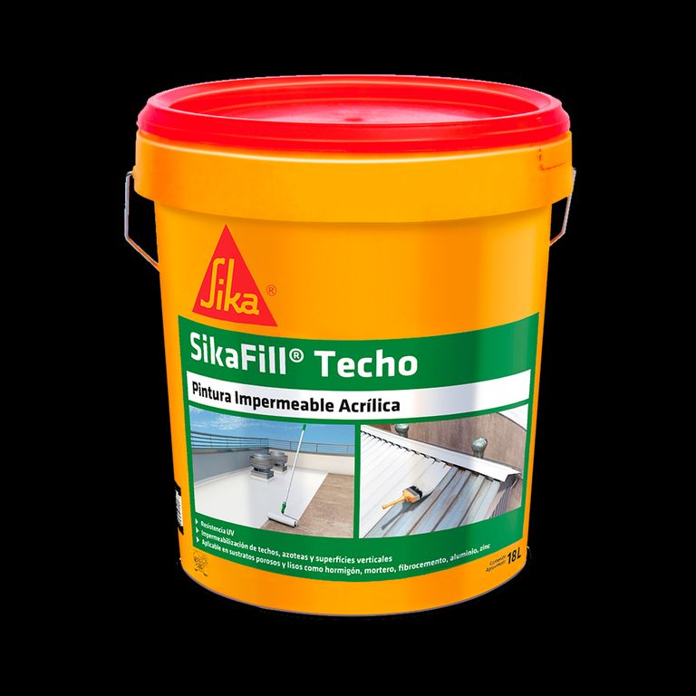 SIKA SIKAFILL TECHO - Impermeabilizante Acrilico Tineta 18lts ...