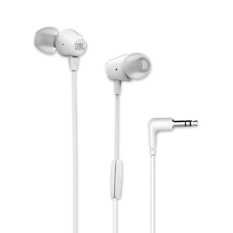 JBL Audifono JBL In Ear con Manos Libre Harman C50 Hi Bass White ...