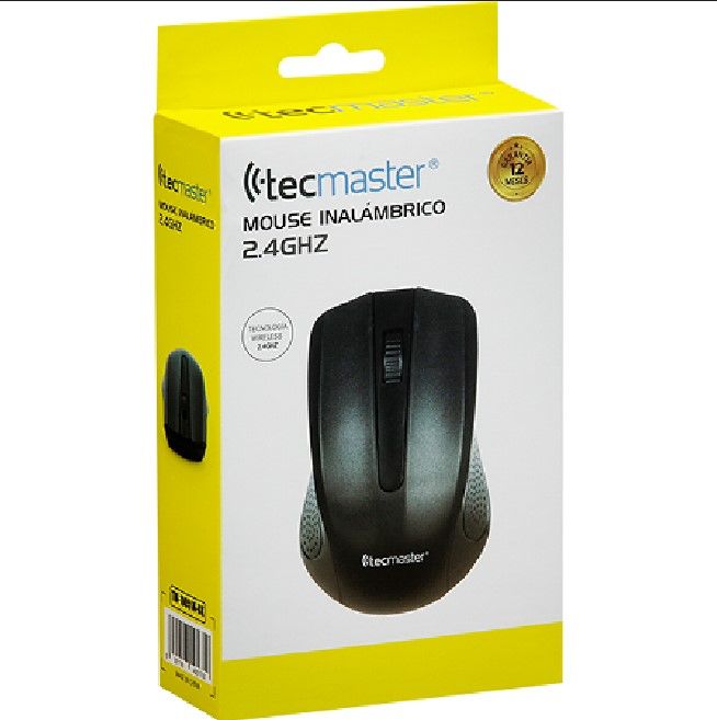 TECMASTER Mouse Inalámbrico 24ghz Tecmaster Negro | falabella.com