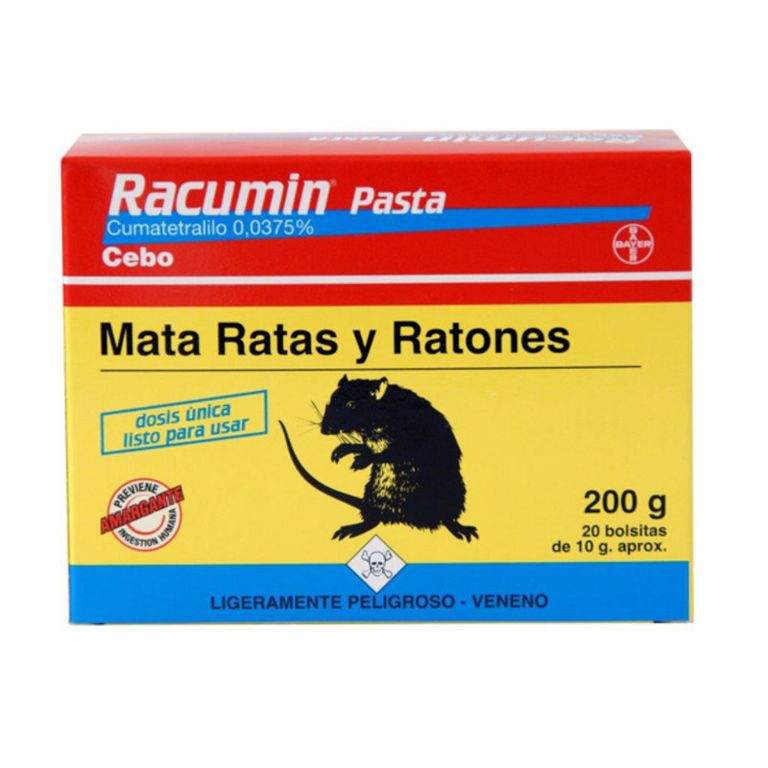 MOHICAN RATICIDA BAYER RACUMIN PASTA 200 GRS | falabella.com