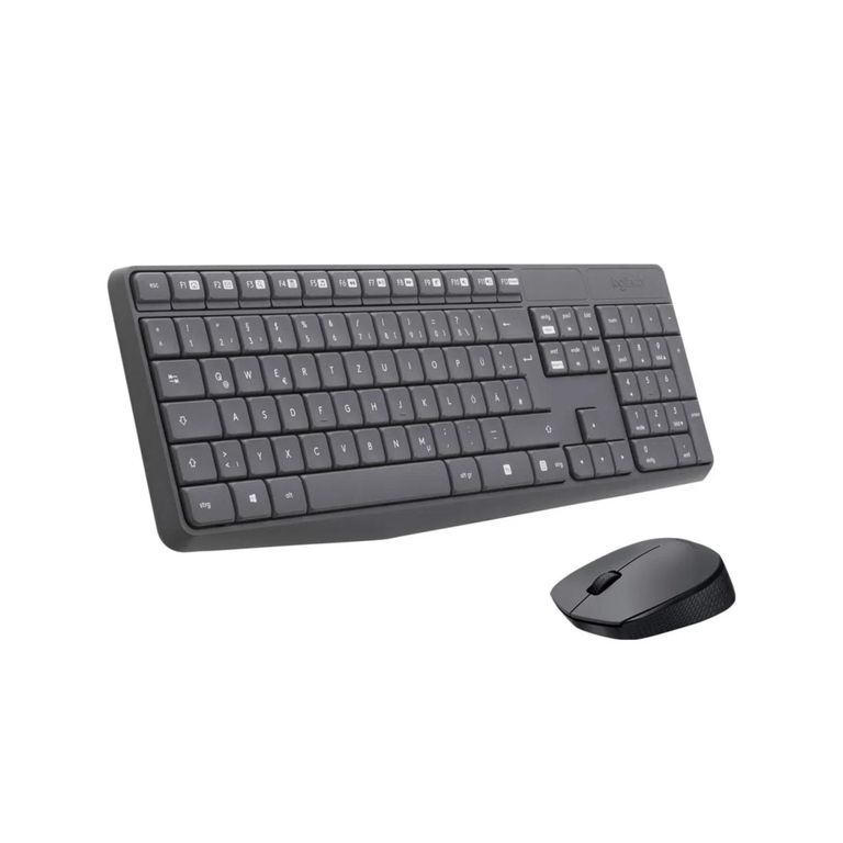 LOGITECH Kit Teclado Y Mouse Inalambrico USB Negro MK235 Logitech ...