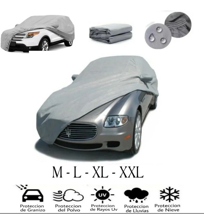 GENERICO Carpa Funda Cubre Auto Premium Impermeable Talla XXL ...