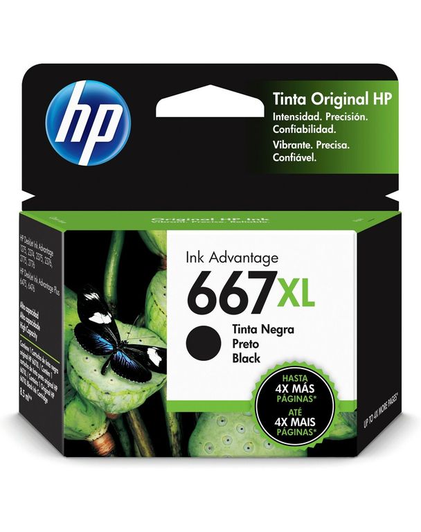 HP Cartucho de Tinta HP 667XL 480 páginas Negro HP | Falabella Chile
