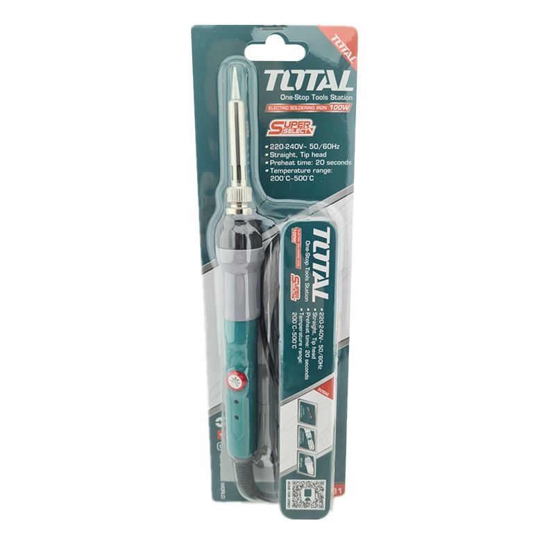 TOTAL TOOLS Cautin Tipo Lapiz P Soldar Temperatura Regulable 100w Total ...