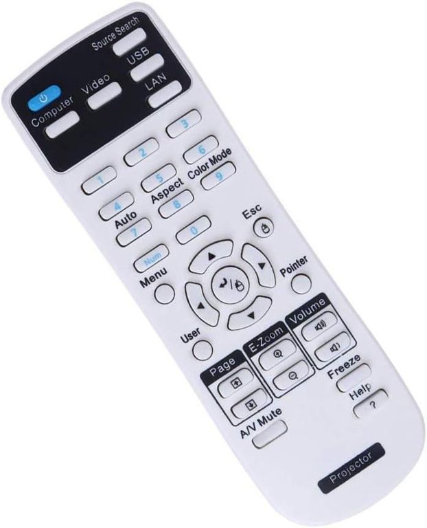 GENERICO Control Remoto Para Proyector Epson Data Ex7220 Power Lite S ...