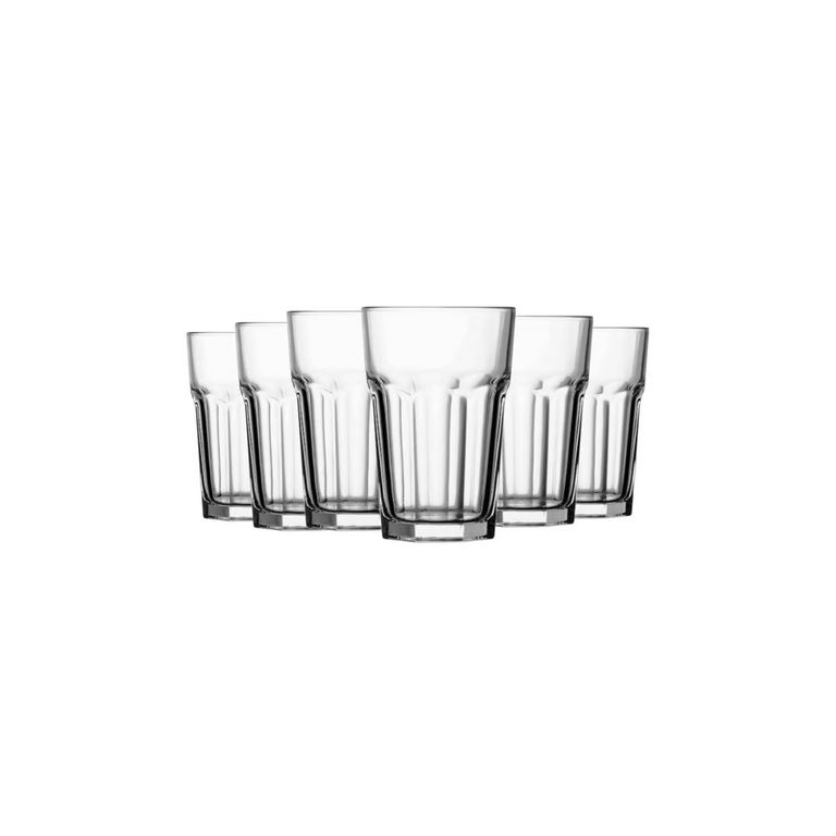 GENERICO Set 6 Vasos Altos Terremoto Piscola Chicago Vidrio Allegra 437ml | falabella.com