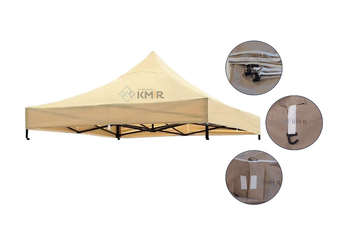 Carpa para Techo De Toldos 2x2 Color Beige | Sodimac Chile