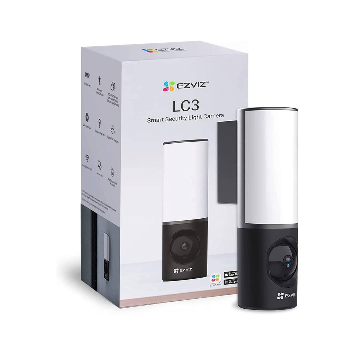 EZVIZ Camara De Seguridad Inteligente Con Lampara Ezviz Lc3 4mp ...