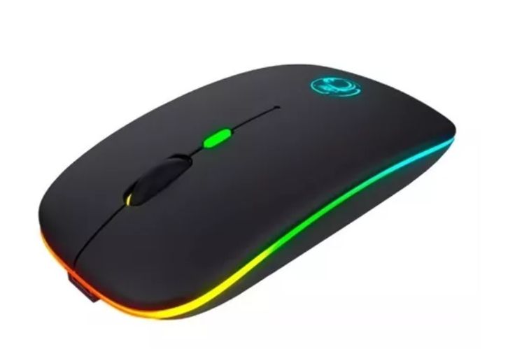 GENERICO Mouse Imice E-1300 Rgb Bluetooth Inalámbrico Recargable Negro ...