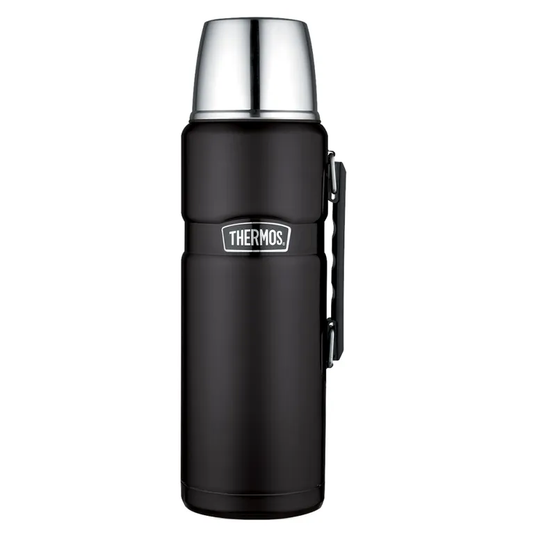 THERMOS Termo Liquido Thermos King 2.0L Acero inoxidable Negro ...
