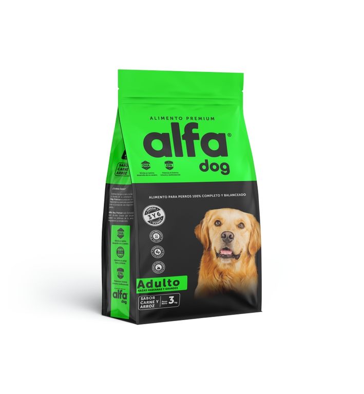 ALFA DOG ALIMENTO PERROS ALFA DOG PREMIUM ADULTO 3 KG | falabella.com