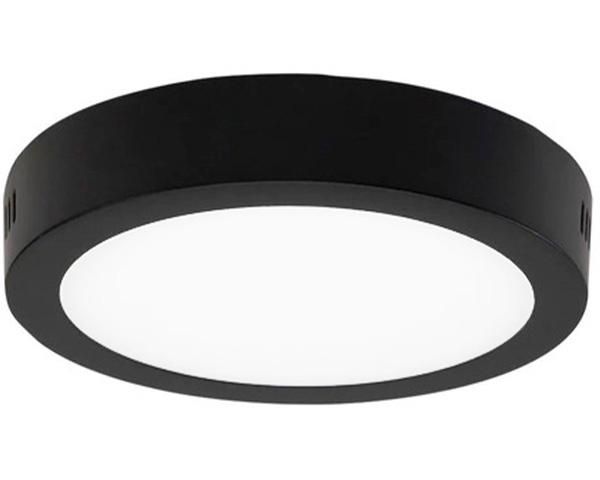 Panel LED Circular 18 W Luz Cálida Sobrepuesto Negro WESTINGHOUSE ...