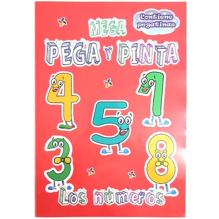 GENERICO Mega pega y pinta Los números | falabella.com