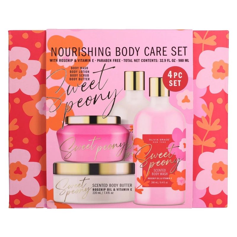 BODY LUXURIES SET DE CUIDADO CORPORAL NOURISHING BODY CARE SET SWEET ...