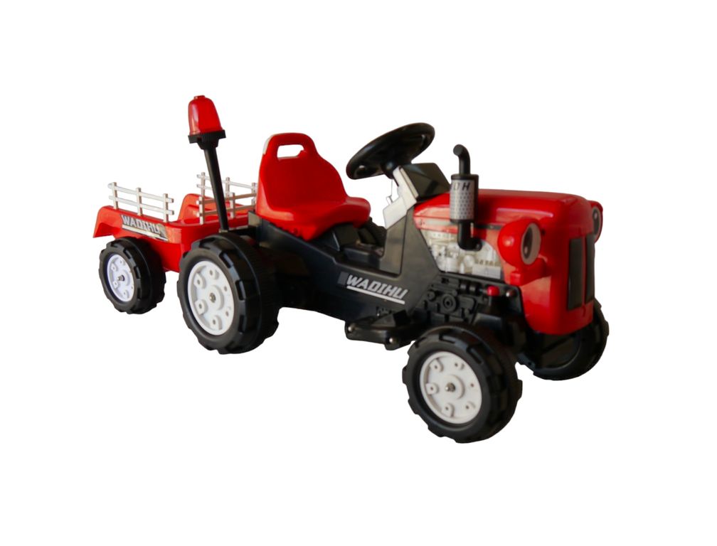 GENERICO Tractor Mini Con Carro Eléctrico Niños Rojo | falabella.com