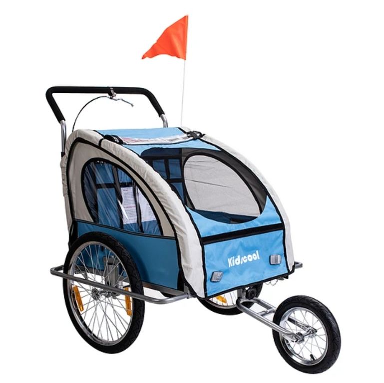 Carrito Coche Baby Trailer Azul | Sodimac Chile