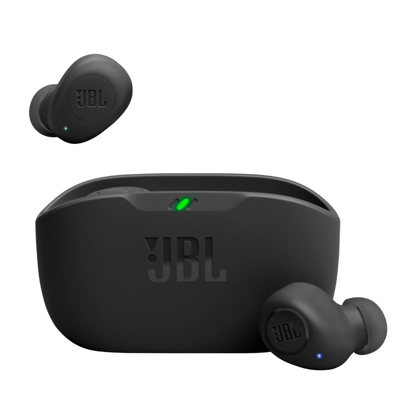 JBL Audífonos JBL Bluetooth TWS Wave Buds Autonomía de 32H Black - Negro | falabella.com